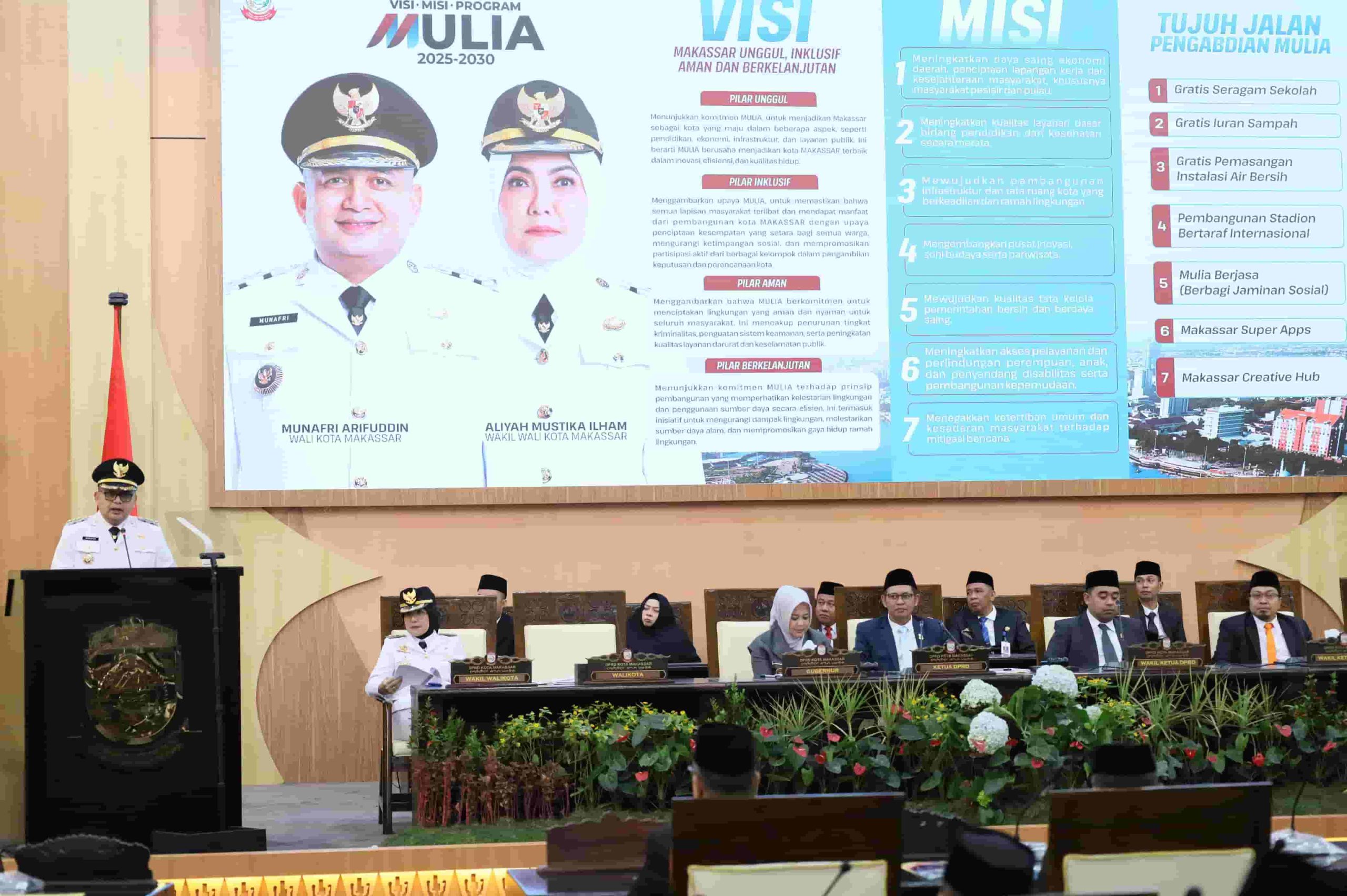 Wali Kota Makassar Paparkan Visi Misi Periode 2025-2030 - Mapress.co.id